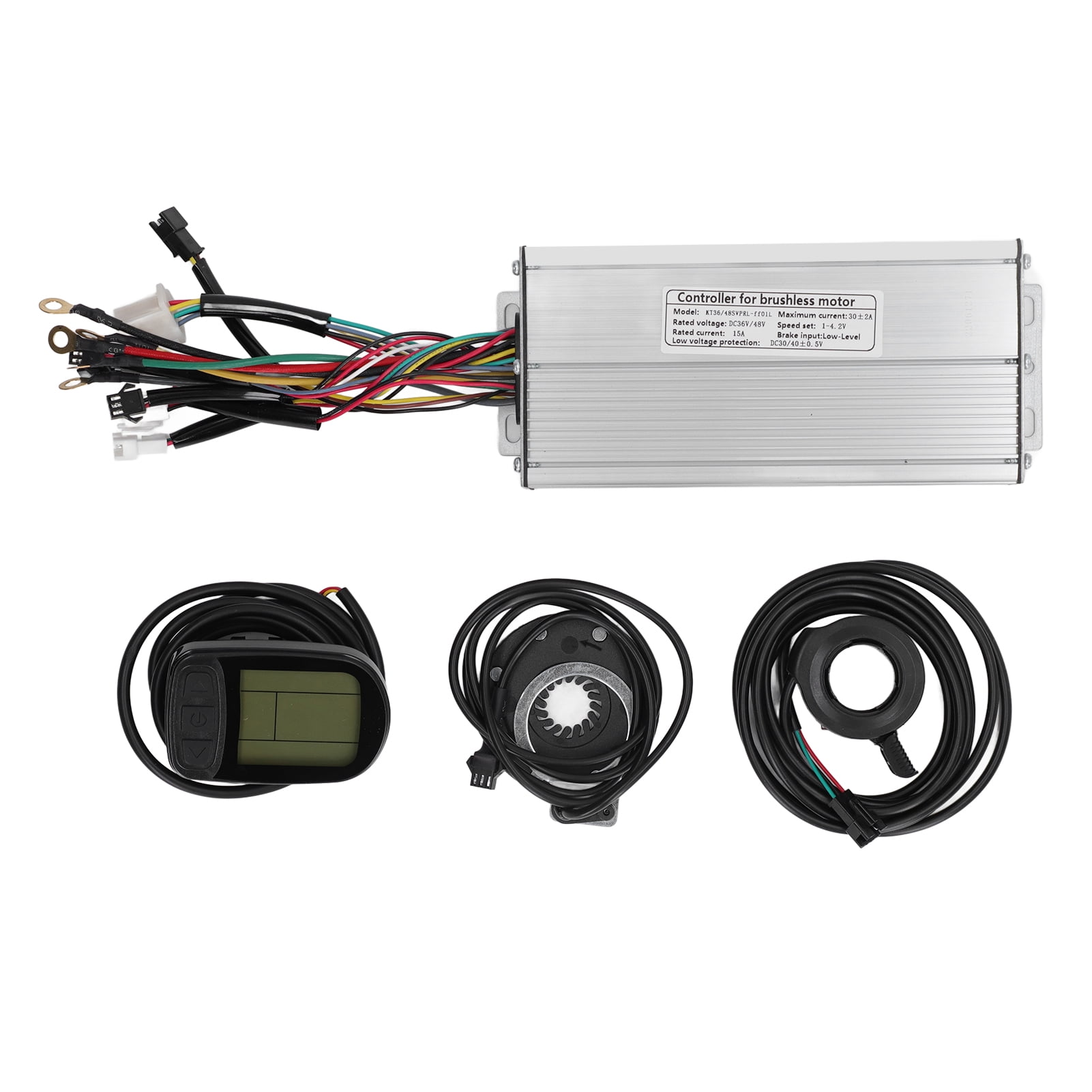 Electric Bike Motor Sine Wave Controller 30A with LCD5 Display Panel ...