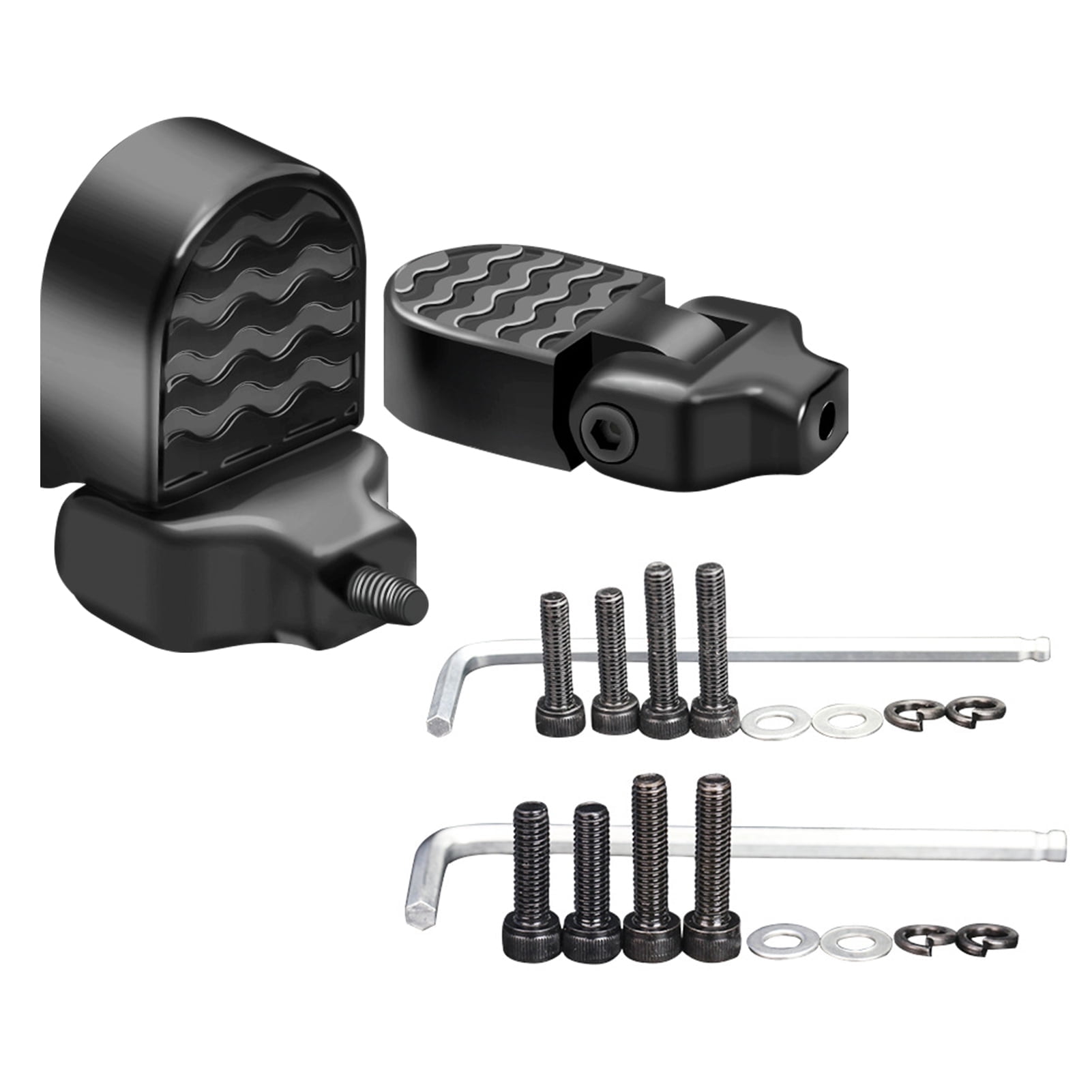 Electric Bike Rear Pedals - Ergonomic Footrests for Mountain Bikes ...