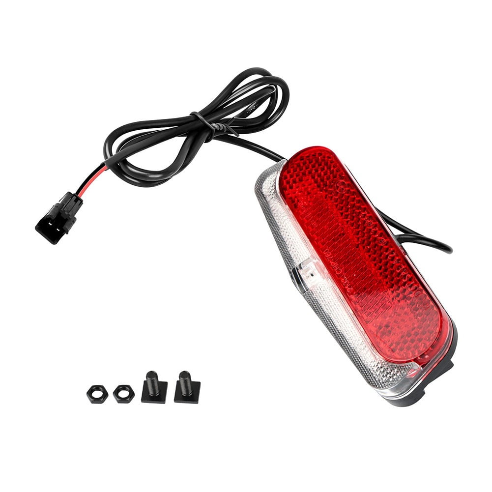 Electric Bike Rear Tail Light 36V 48V With Sm 2Pin Connector Compatible ...