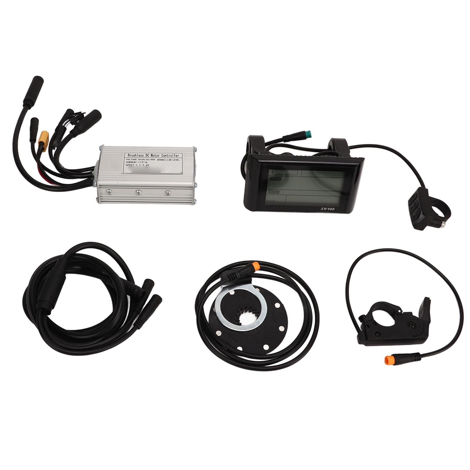 Electric Bike Retrofit Controller Kit SW900 Panel Trigger Shifter 17A 3 ...