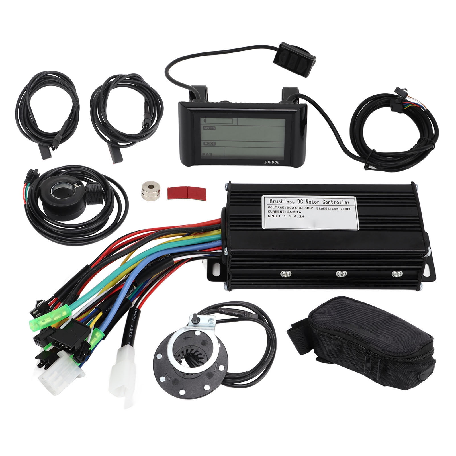 Electric Bike Scooter Conversion Kit SW900 Panel 26A 3 Modes Controller ...