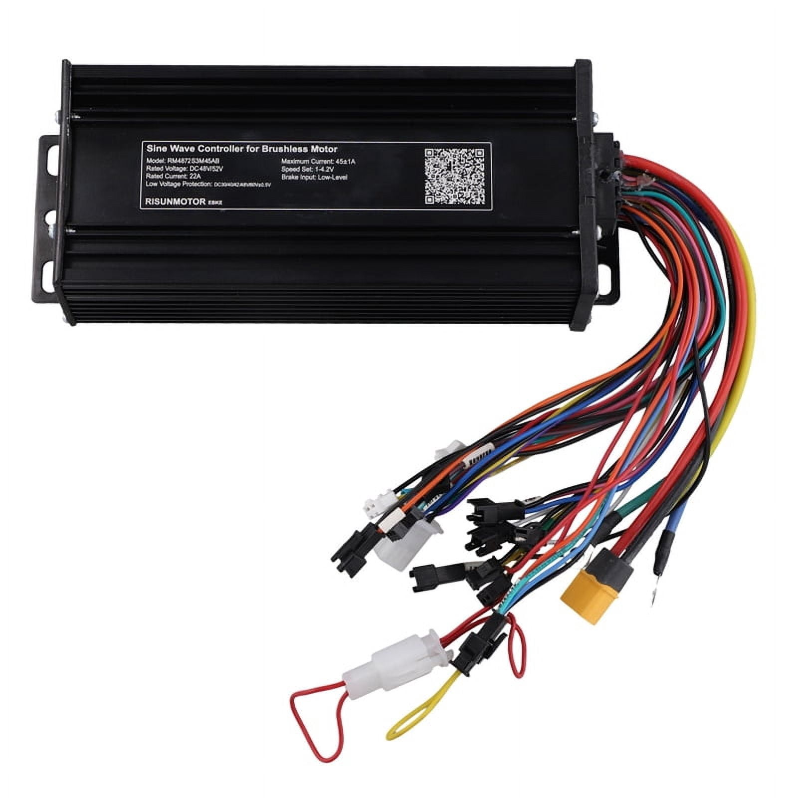 Electric Bike Sine Wave Ebike Controller for Electric Bicycle Tricycle ...