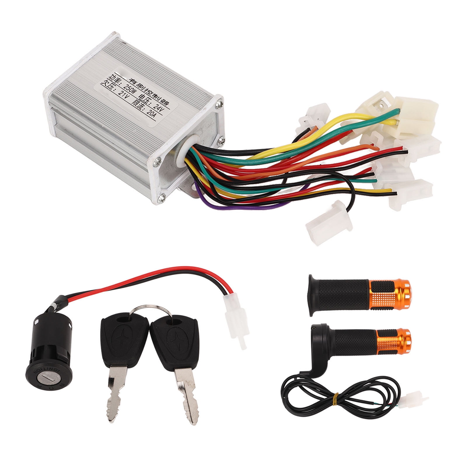 Electric Bike Speed Controller Brushed 24V 250W Aluminum Alloy Electric ...