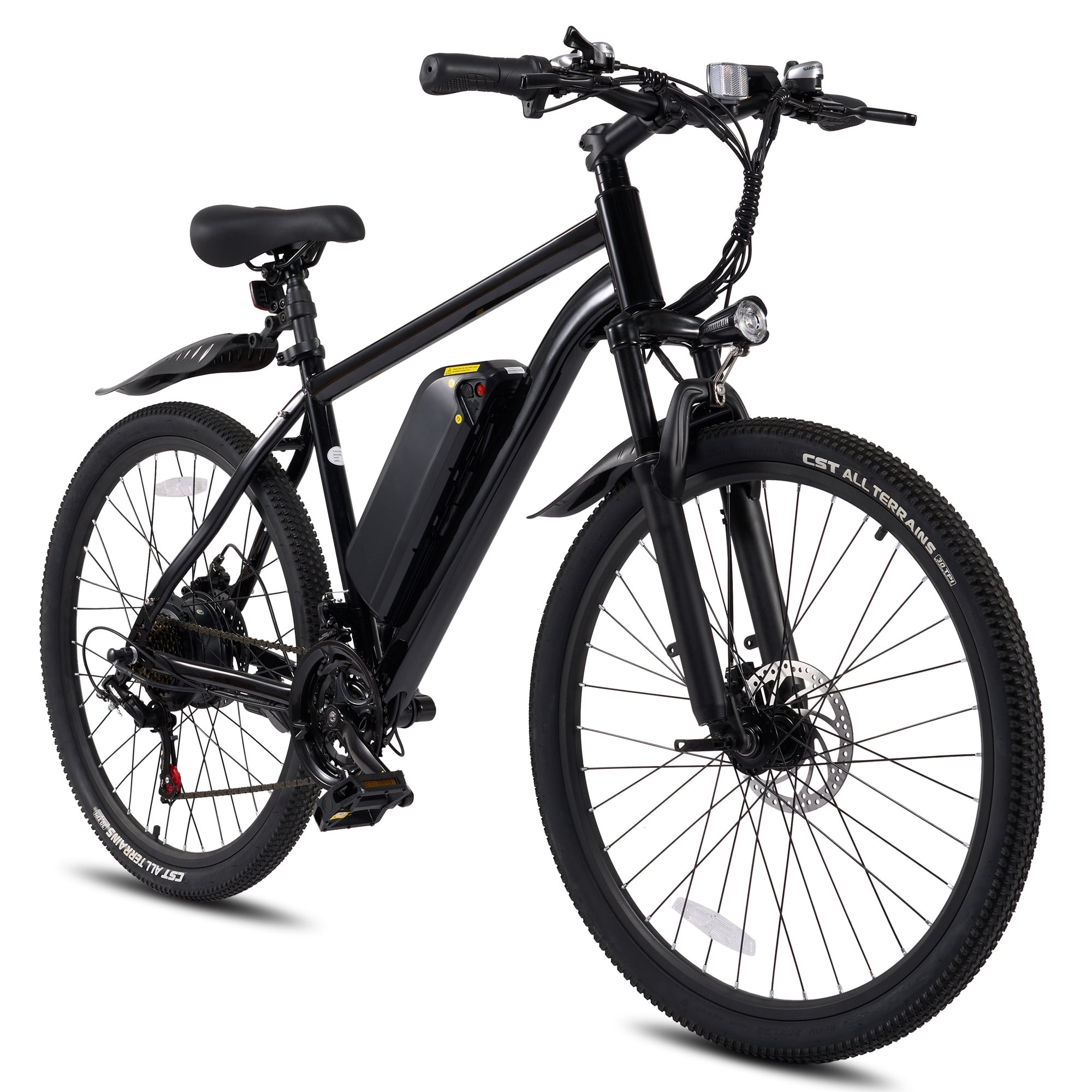 Electric Bike for Adults, 26" Electric Mountain Bike with Front ...
