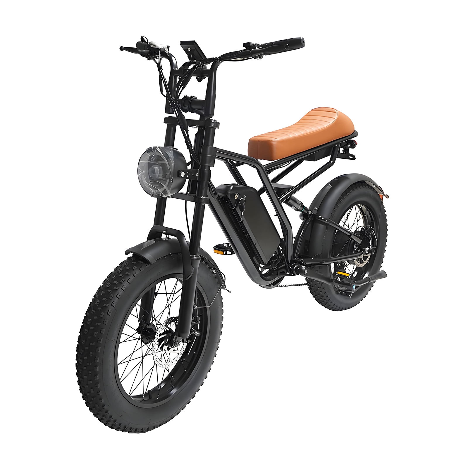 Electric Bike for Adults, 750 W Motor, 20 inch Fat Tire All-Terrain ...