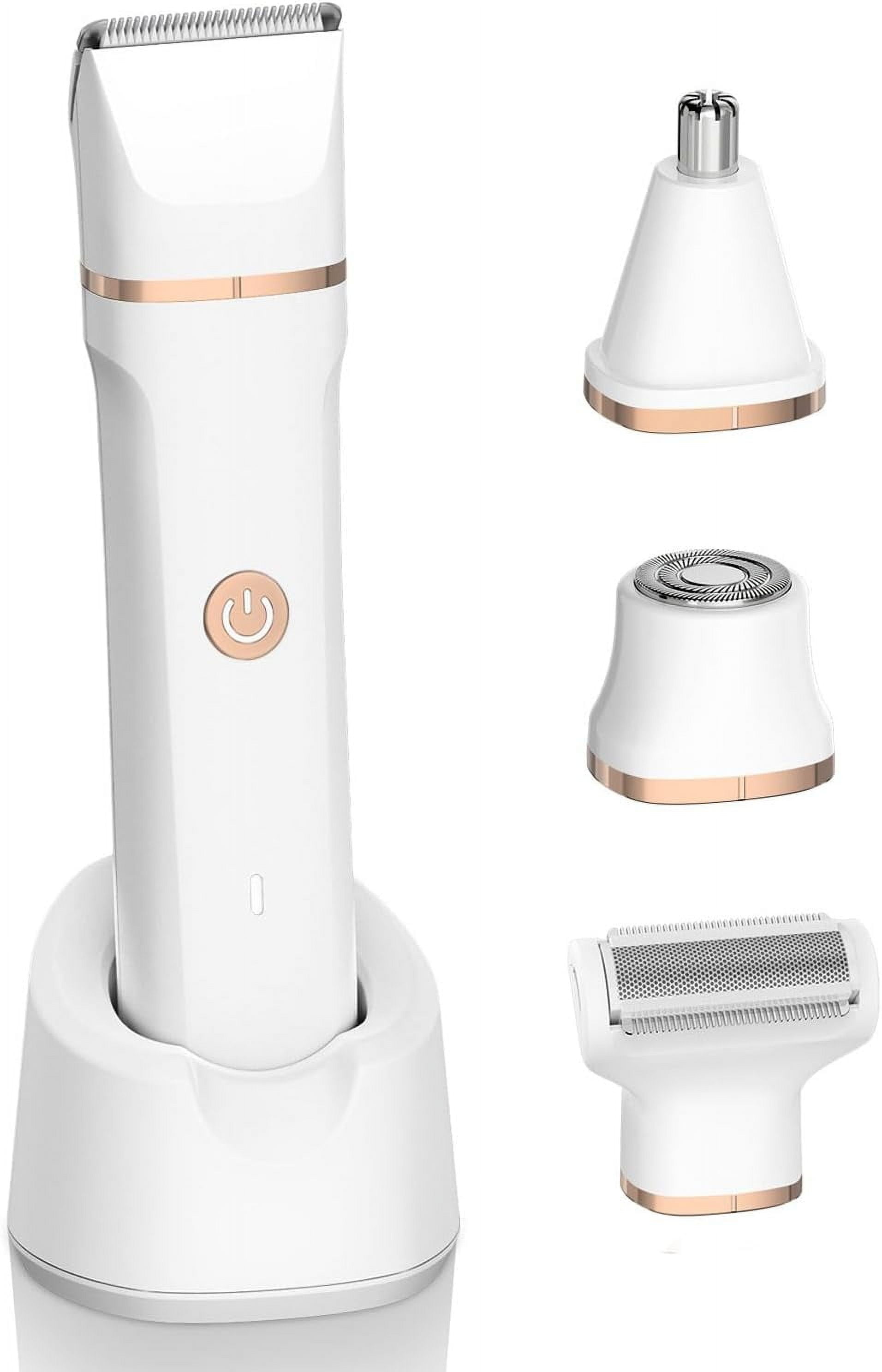 Electric Bikini Trimmer for Women - 4 in 1 Electric Shaver for Women ...