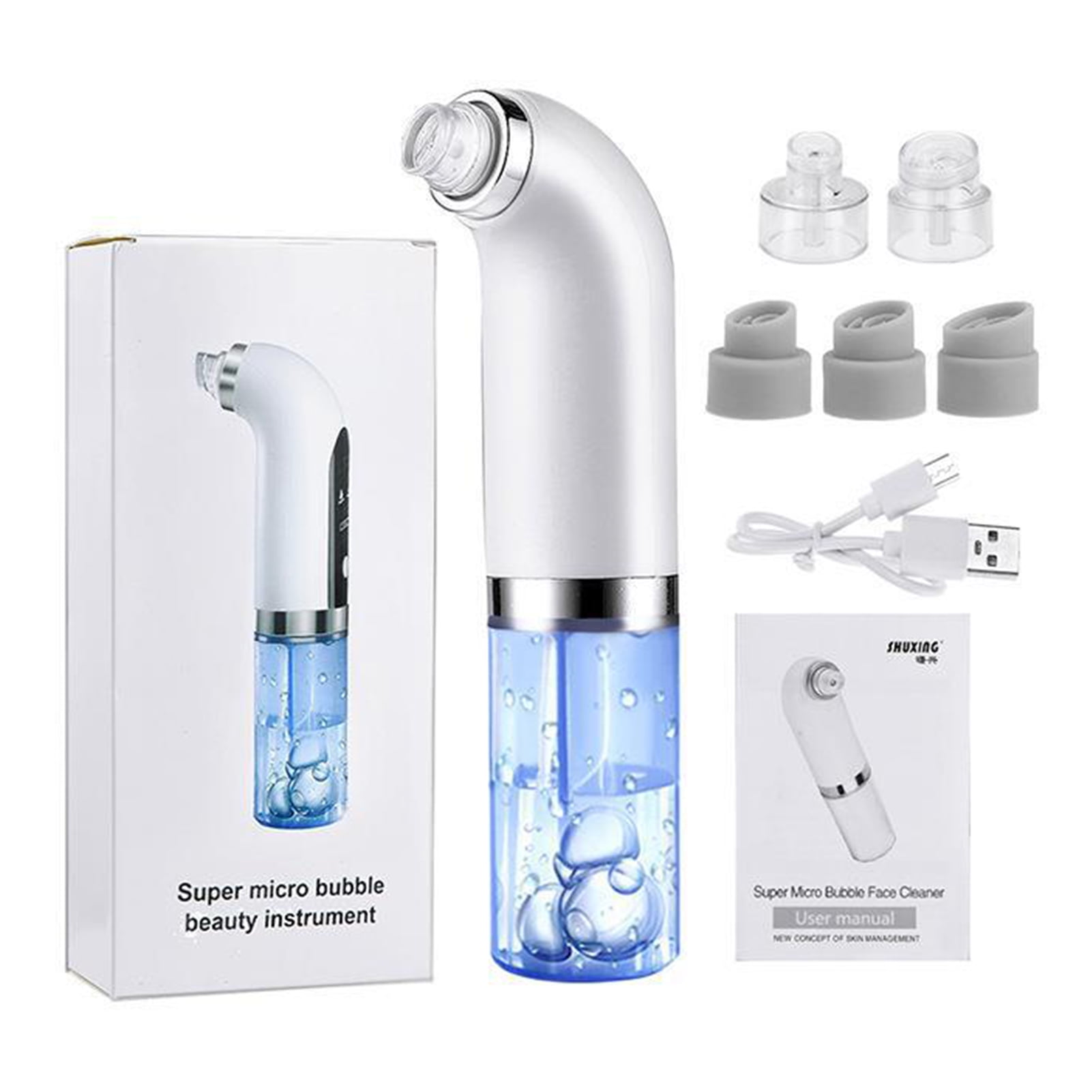 Electric Blackhead Remover Vacuum Pore Face Facial Suction Acne Cleaner ...