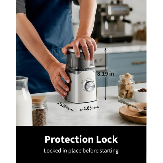 Electric Blade Coffee Grinder, Timed Grind Control Rotary Knob, All ...