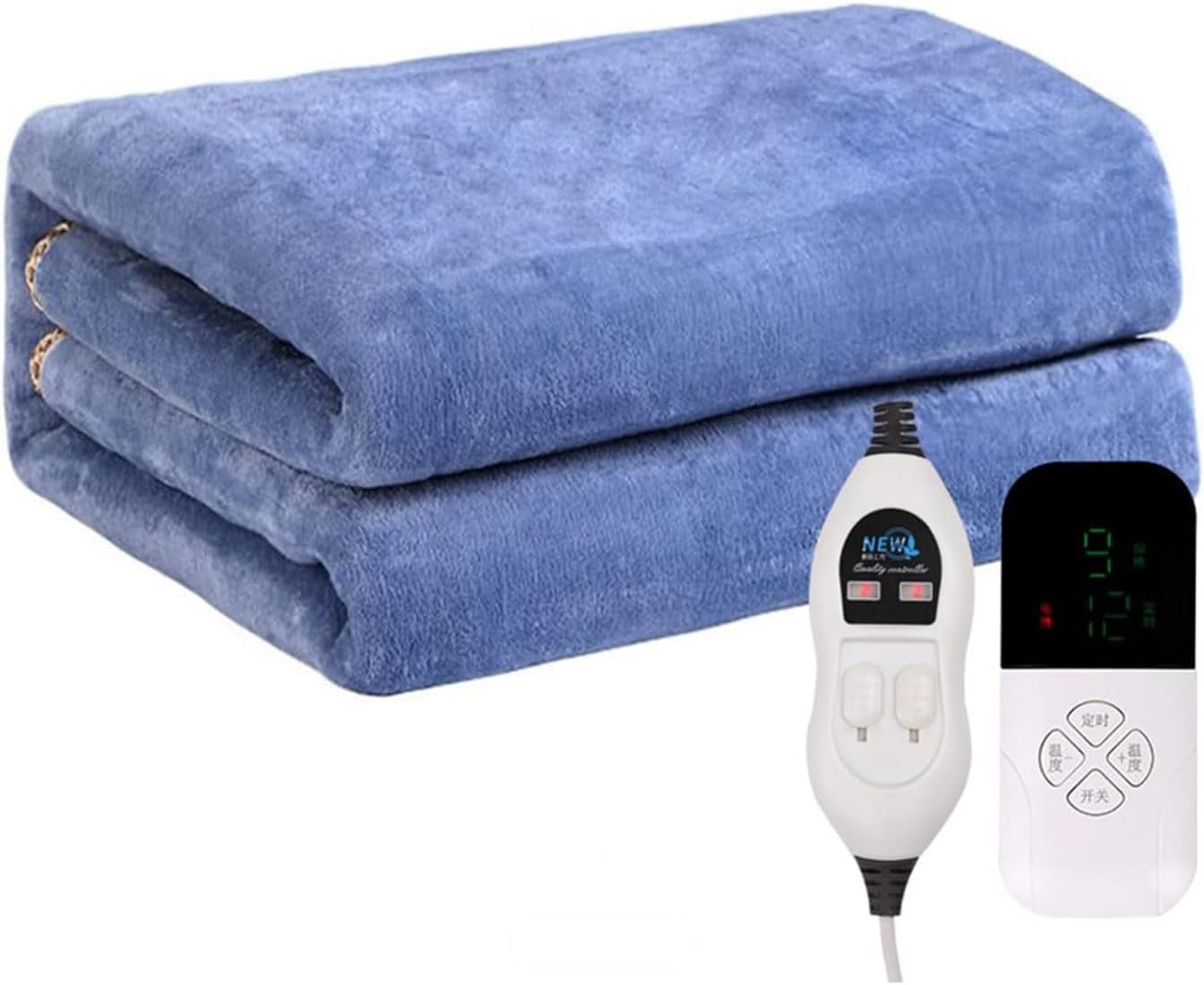 Electric Blanket Double Bed Size with Dual Controls 150 X80cm - Fully ...