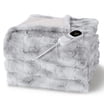 MARNUR Heated Blanket Full, Faux Fur Electric Blanket,10 Heating Levels ...