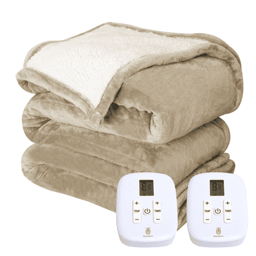 Heated Blanket Electric King Size 100"X90" Dual Control, Heating ...