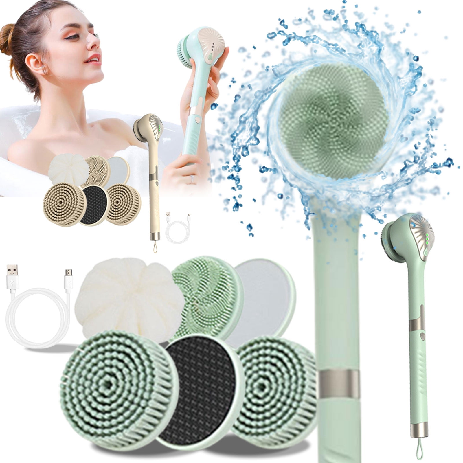 Electric Body Brush, Three Files of Strength, Long Battery Life ...