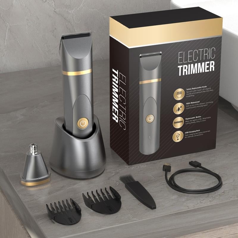 Electric Body Hair Trimmer-Groin Hair Trimmer, Ball Trimmer for Men ...