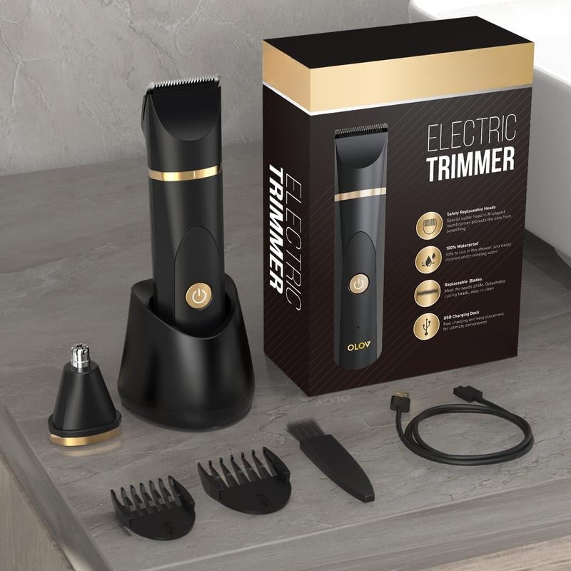 Electric Body Hair Trimmer-Groin Hair Trimmer, Ball Trimmer for Men ...