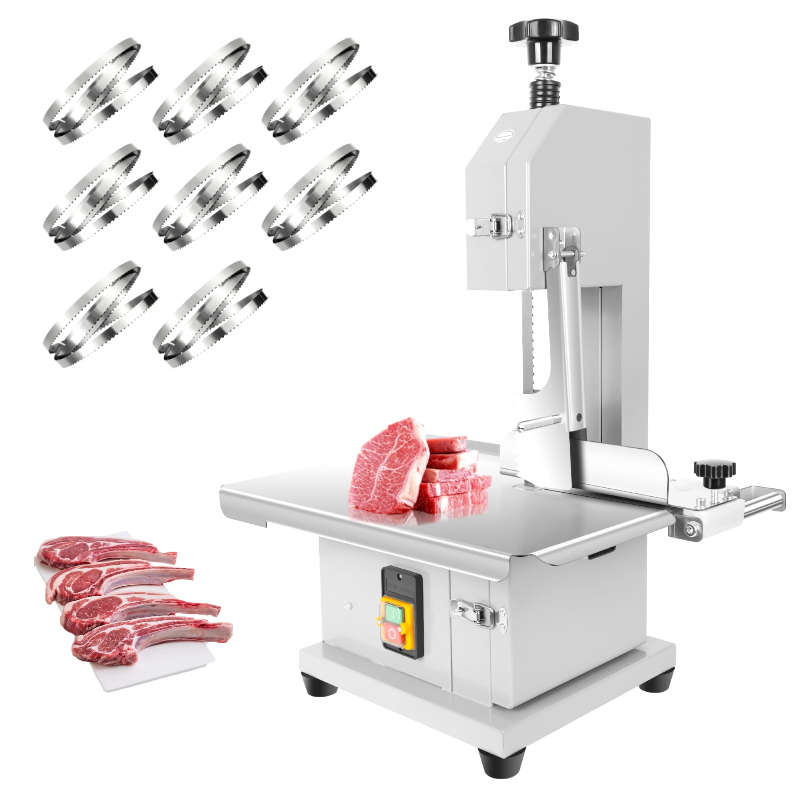 Electric Bone Saw Machine, 1000W Home Use Food Grade Meat Band Saw with ...