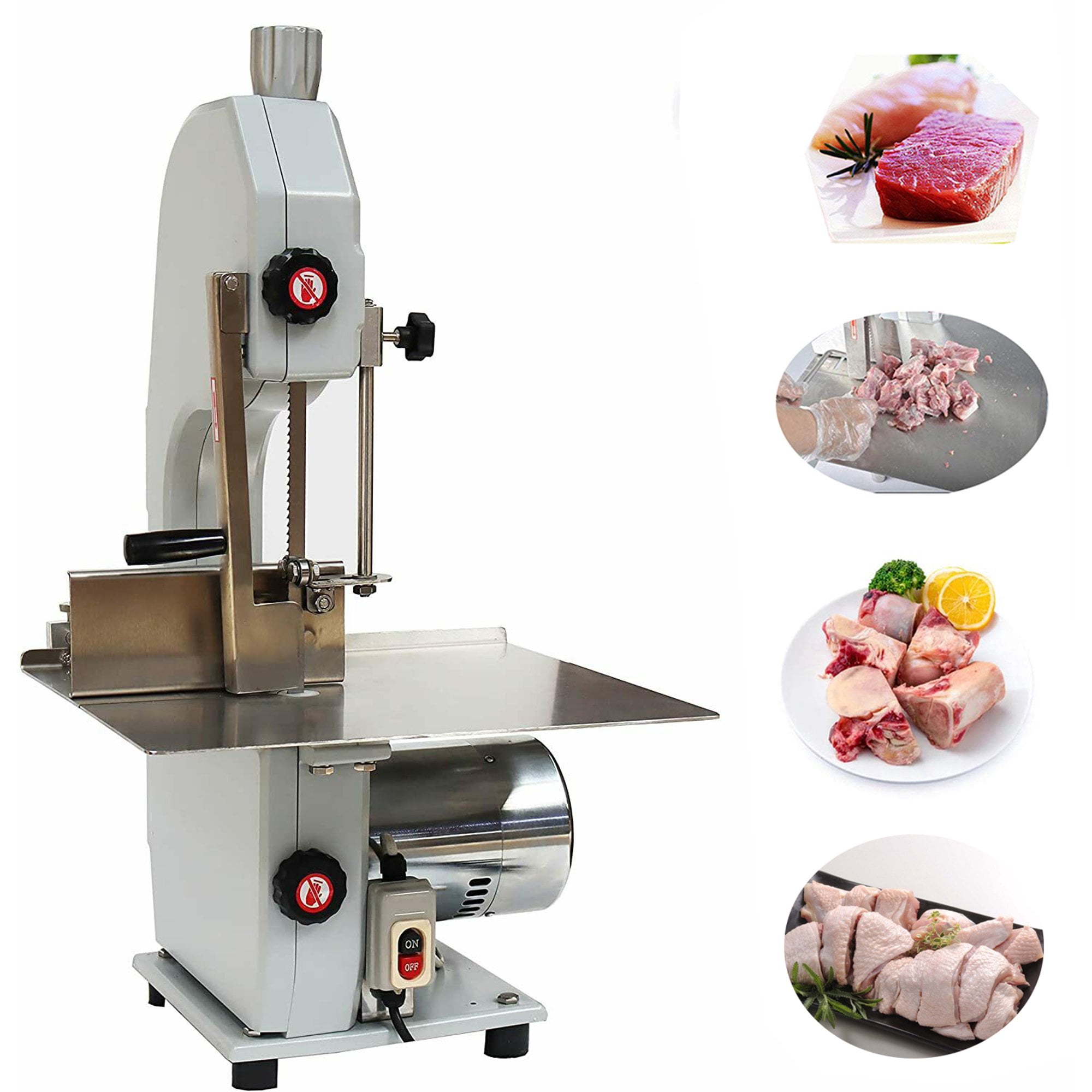 Electric Bone Sawing Cutting Machine Table Frozen Meat Steak Cutter ...