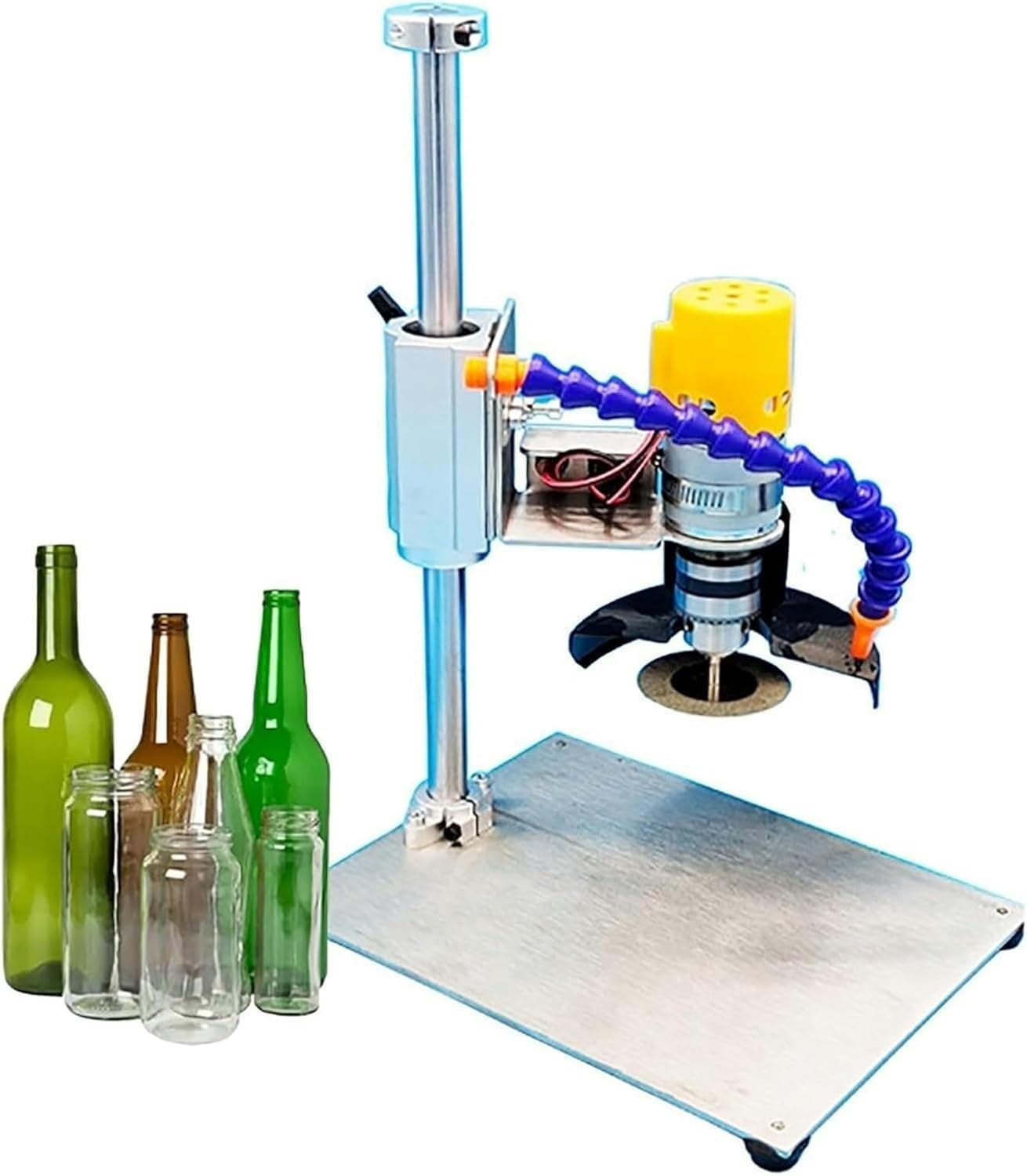 Electric Bottle Cutting Machine, Wine Glass Bottle Cutter with All Accessories, 6000r/min Motor ...