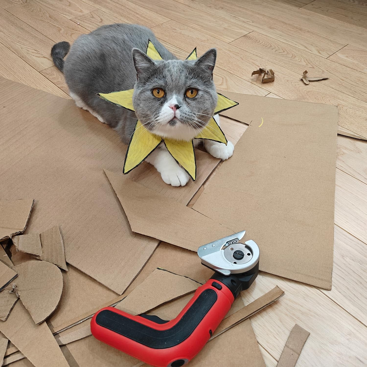 Electric Box Cutter 4V, Cordless Electric Scissors for Cardboard, Power ...