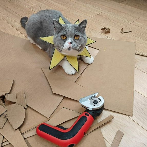 Electric Box Cutter 4V, Cordless Electric Scissors for Cardboard, Power ...