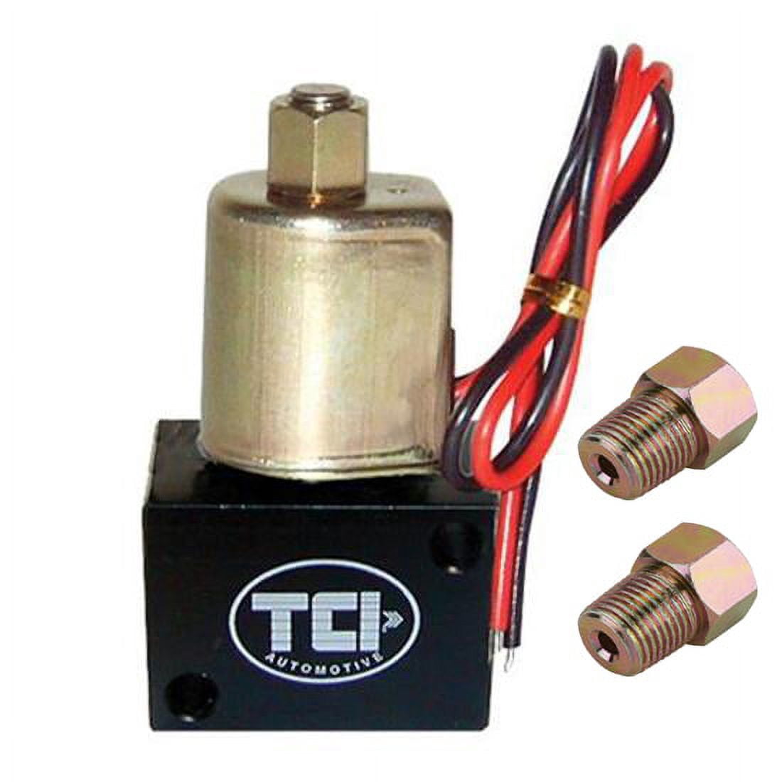 Electric Brake Shut-Off Valve & Straight Male Adapter Fittings ...