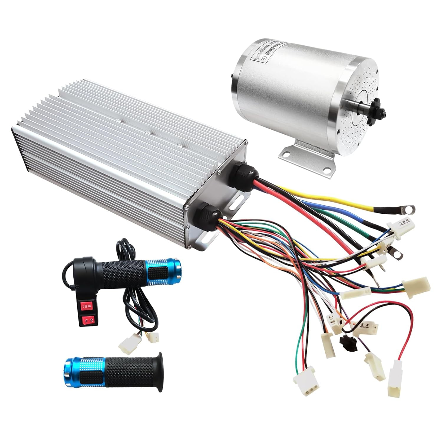 Electric Brushless DC Motor Controller Kit, 72V 3000W BLDC Motor Kit ...
