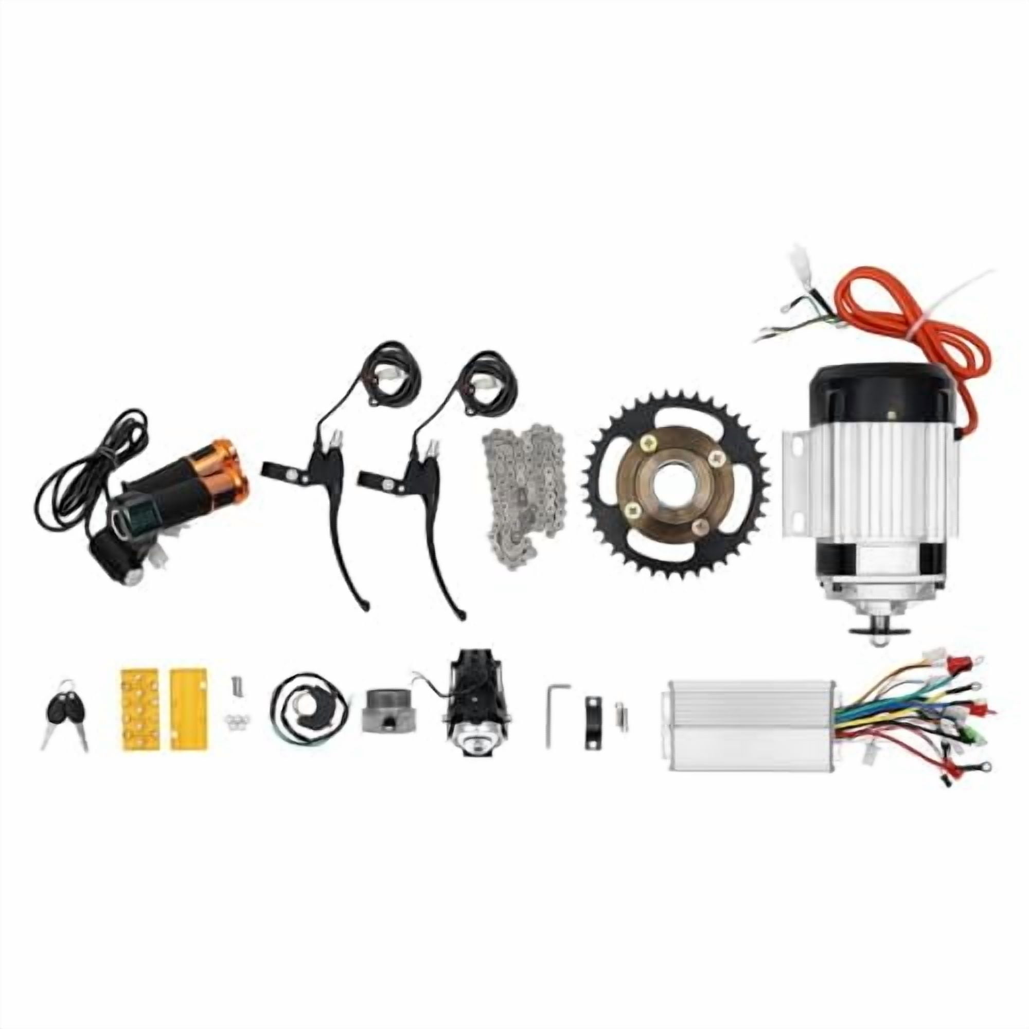 Electric Brushless Geared Motor Complete Kit, 48V 750W Electric Pedicab ...