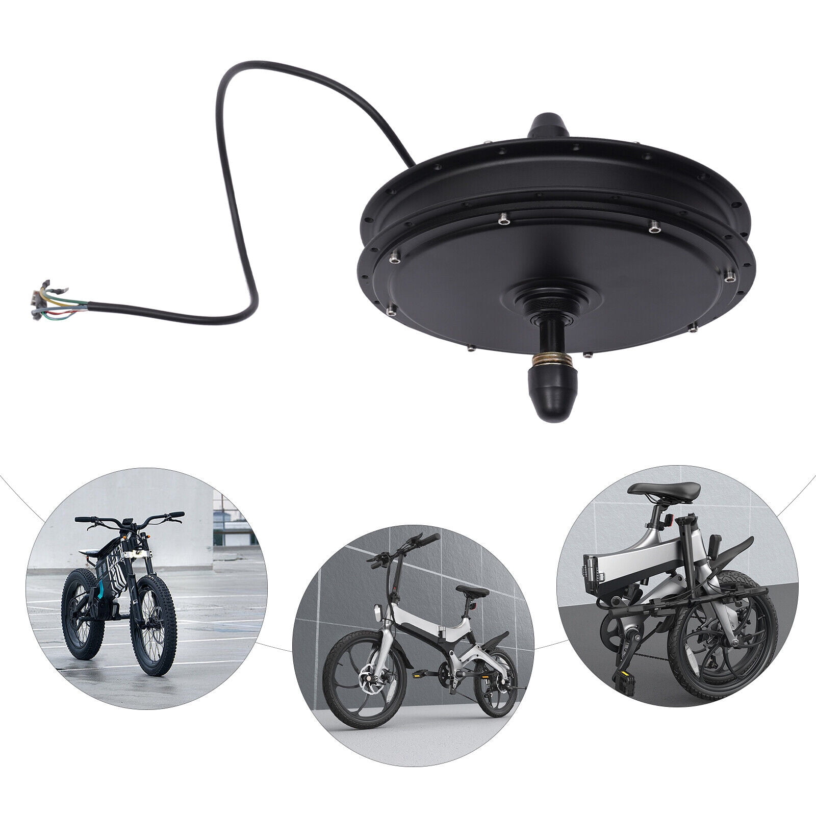 Electric Brushless Hub Motor, Aluminium Alloy Ebike Motor Mid Drive ...