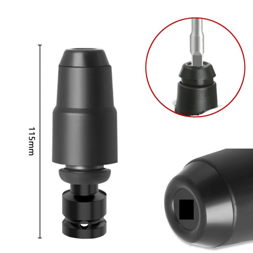 Electric Brushless Impact Wrench Adapter Drill Bit Hammer Shaft ...