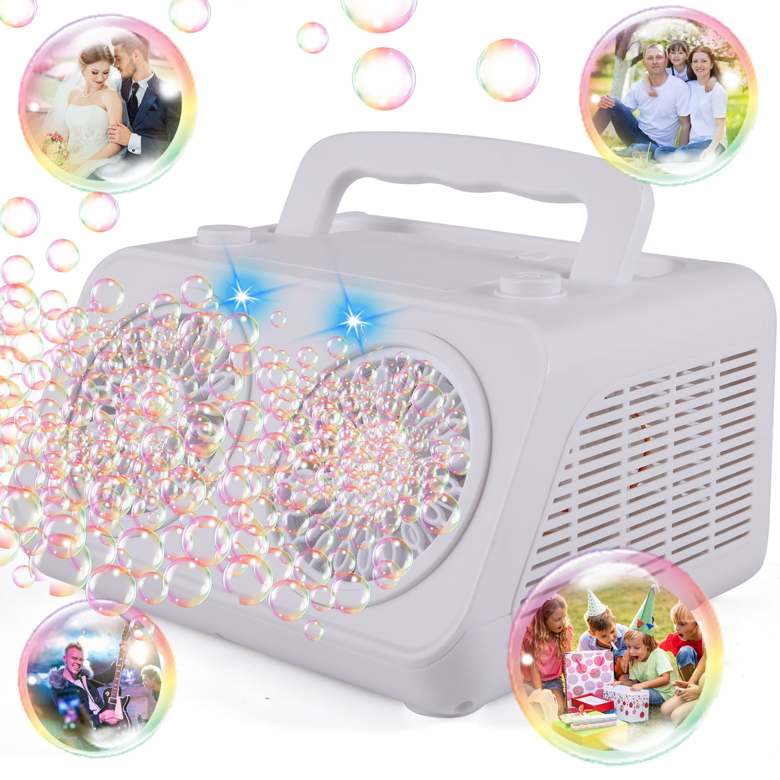 Electric Bubble Blower Maker, Bubble Machine, 20000+ Bubbles Per Minute ...