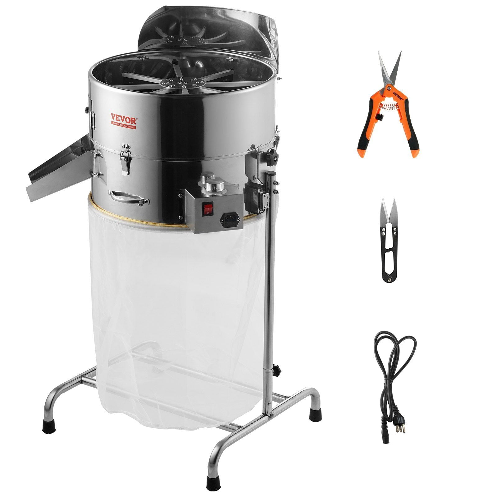 Electric Bud Trimmer, 19'' Electric Leaf Trimmer Machine with 60W ...