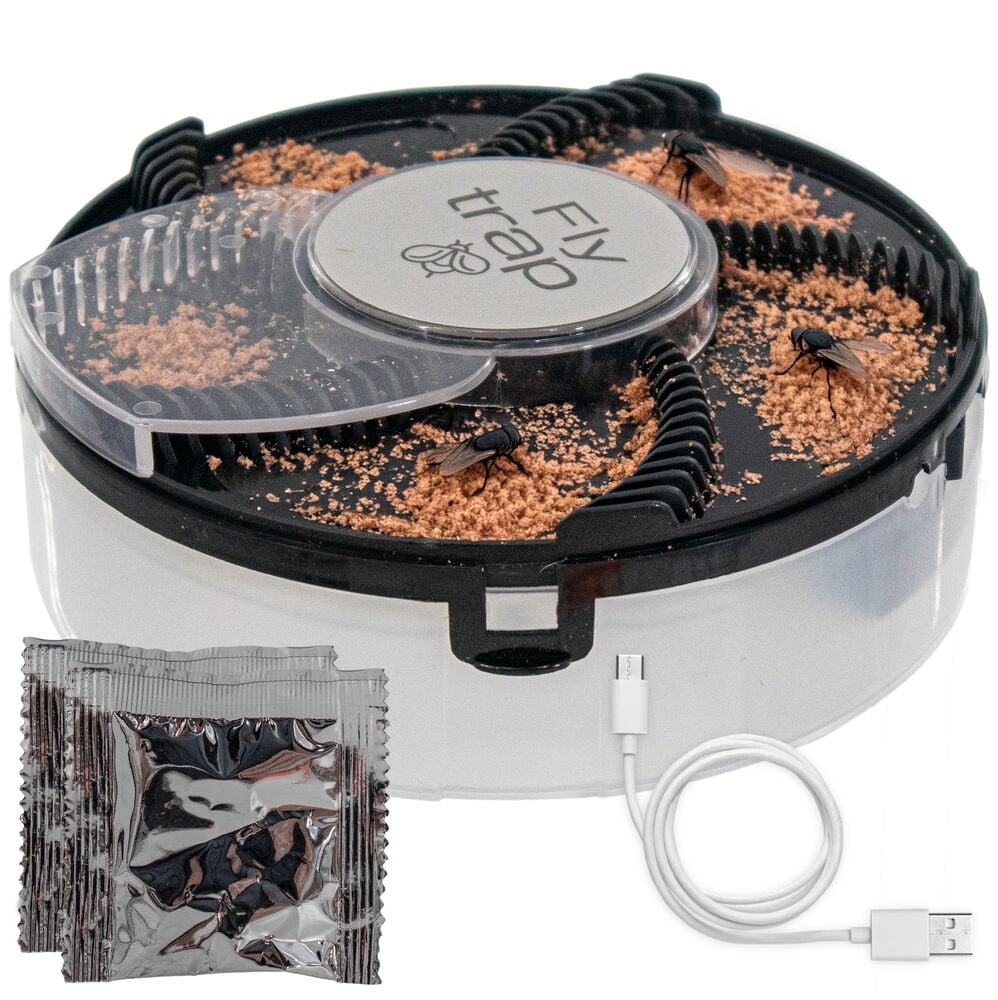 Electric Bug Fly Trap Mosquito Killer - Turntable, USB Powered, Insect ...