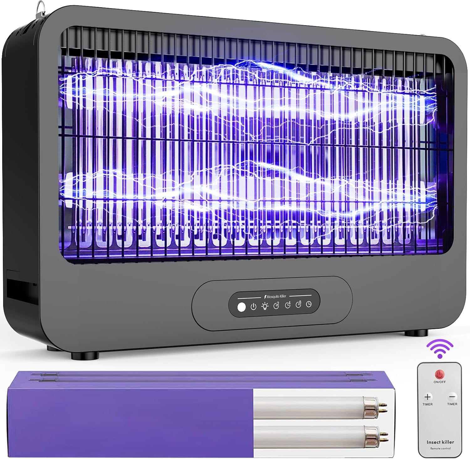 Electric Bug Zapper Indoor, Mosquito Zapper with 3500V Powerful Dual ...