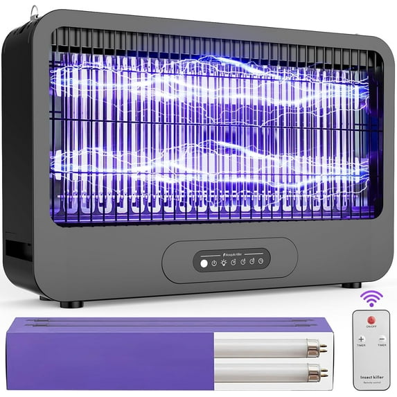 Electric Bug Zapper Indoor, Mosquito Zapper with 3500V Powerful Dual ...