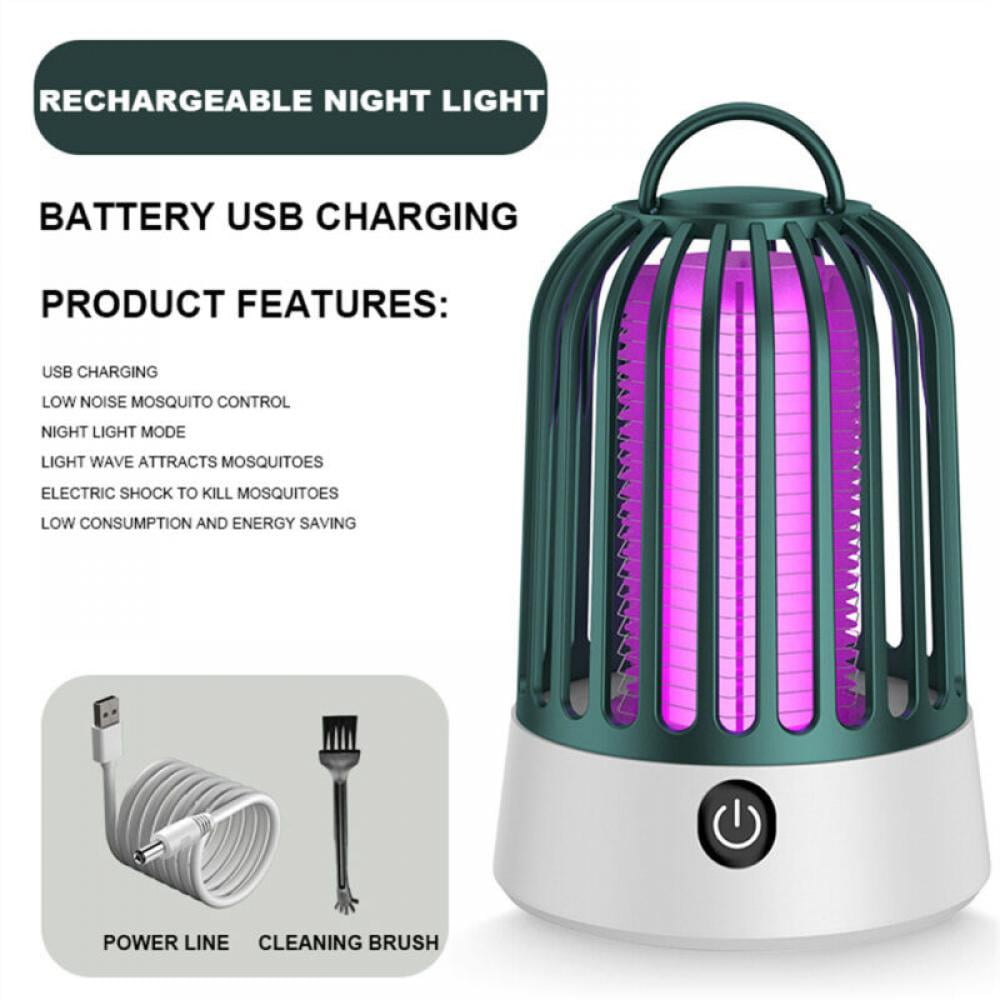 Electric Bug Zapper Mosquito Insect Killer USB LED Light Fly Trap ...