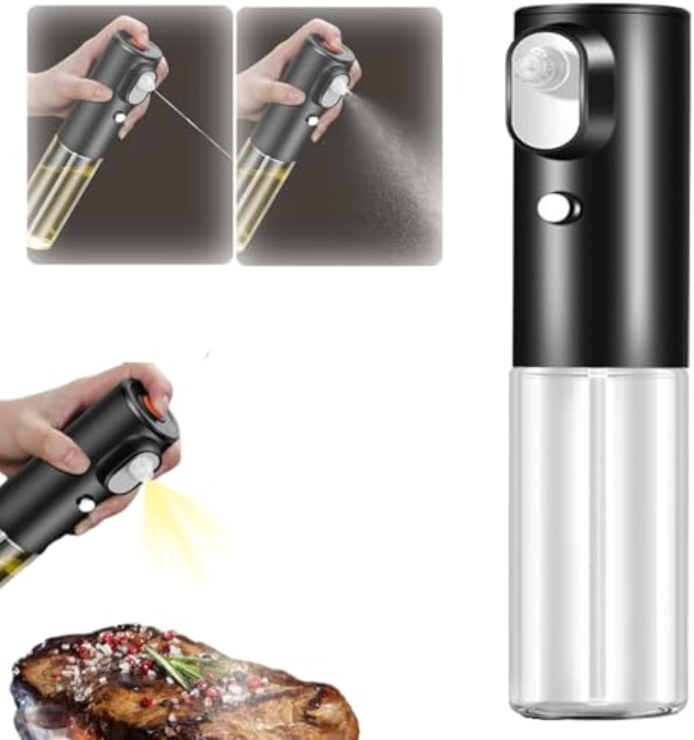 Electric Butter & Oil Sprayer - 200ml Capacity with Portion Control for ...