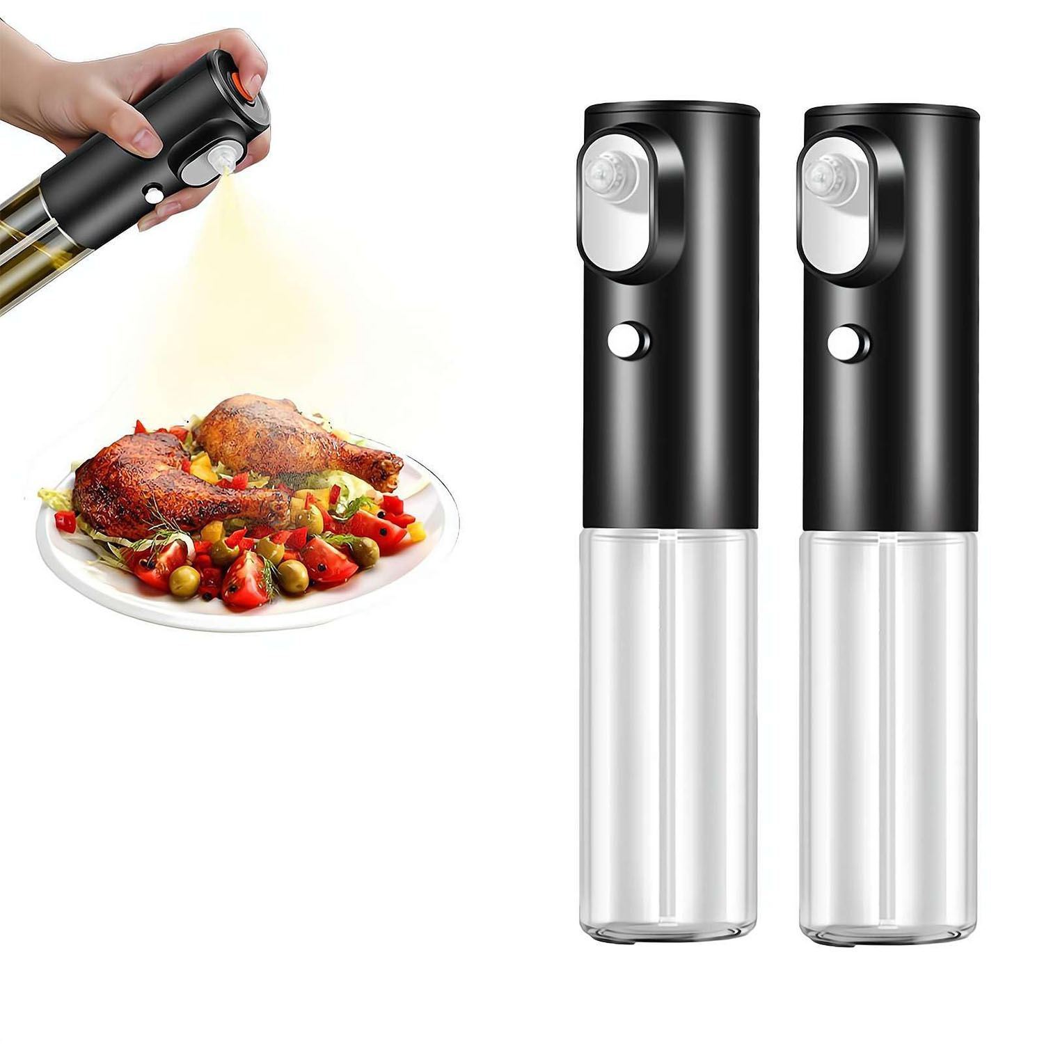 Electric Butter Sprayer, 200ml/7.03oz Popcorn Butter Dispenser ...