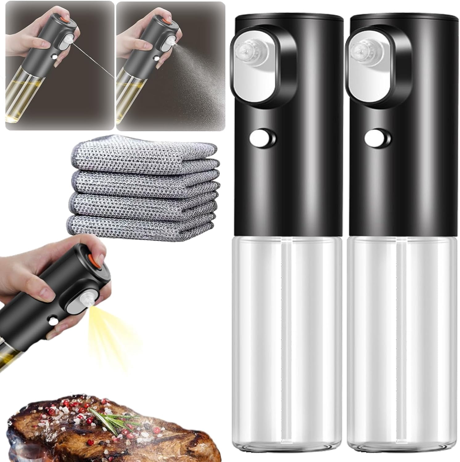 Electric Butter Sprayer, 200ml/7.03oz Popcorn Butter Dispenser ...
