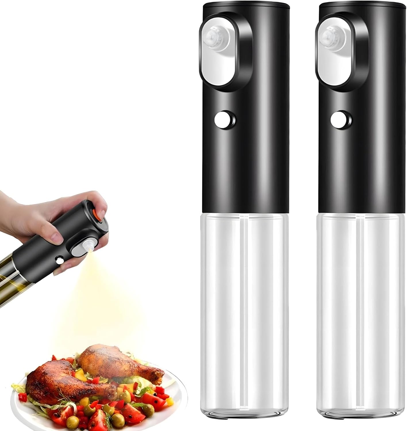 Electric Butter Sprayer, 7oz Popcorn Butter Dispenser, Cordless Butter ...