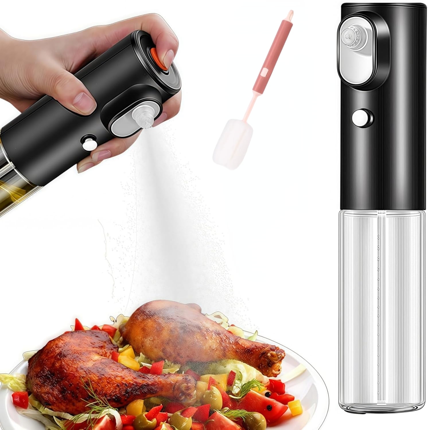 Electric Butter Sprayer,Popcorn Butter Spray,Butter Dispenser With ...