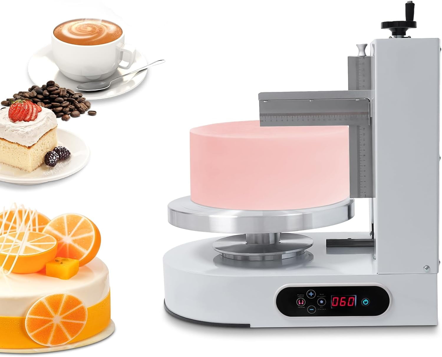 Electric Cake Decorating Machine, Automatic Cream Coating Spreading ...