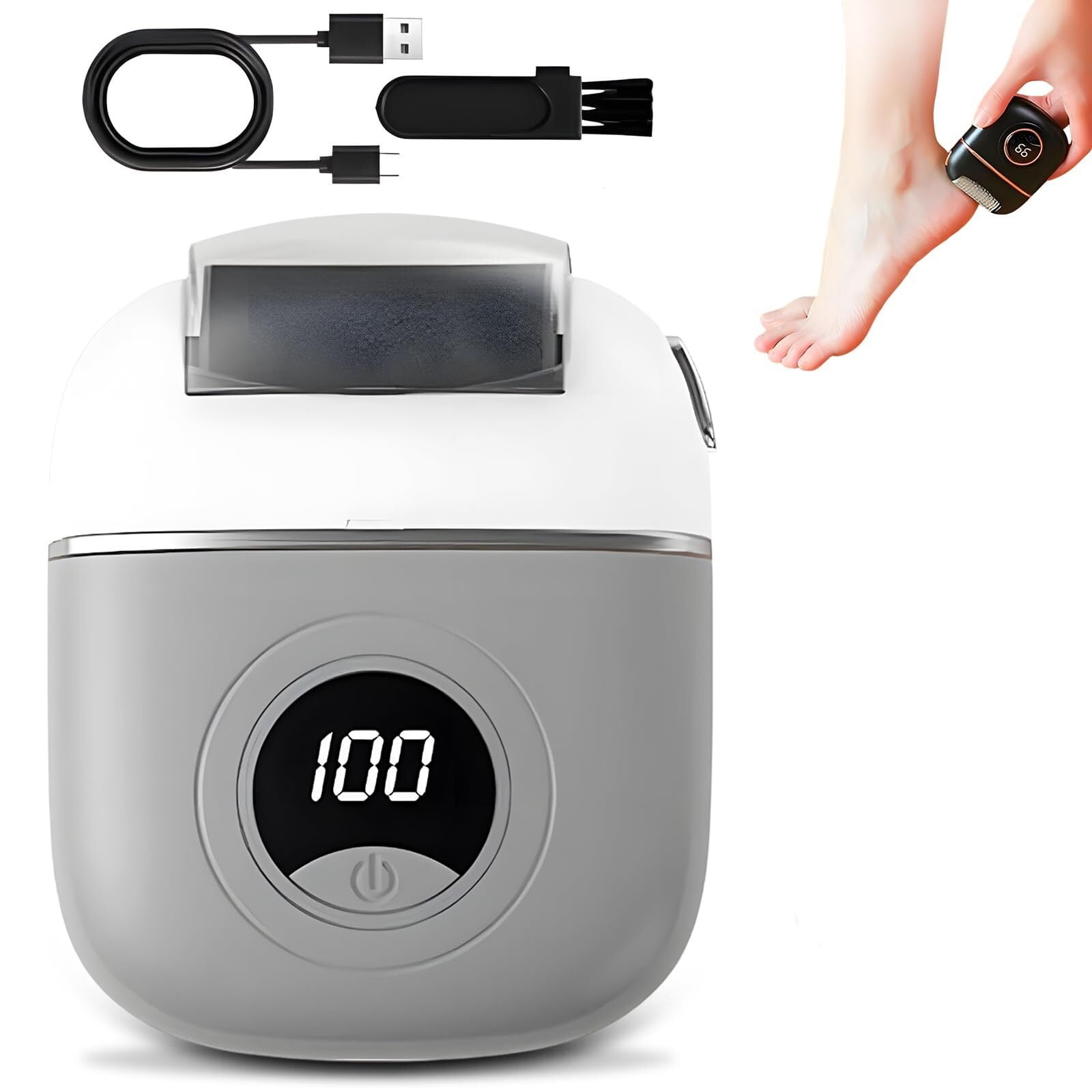 Electric Callus Remover for Feet, 2025 New USB Rechargeable Foot Repair ...