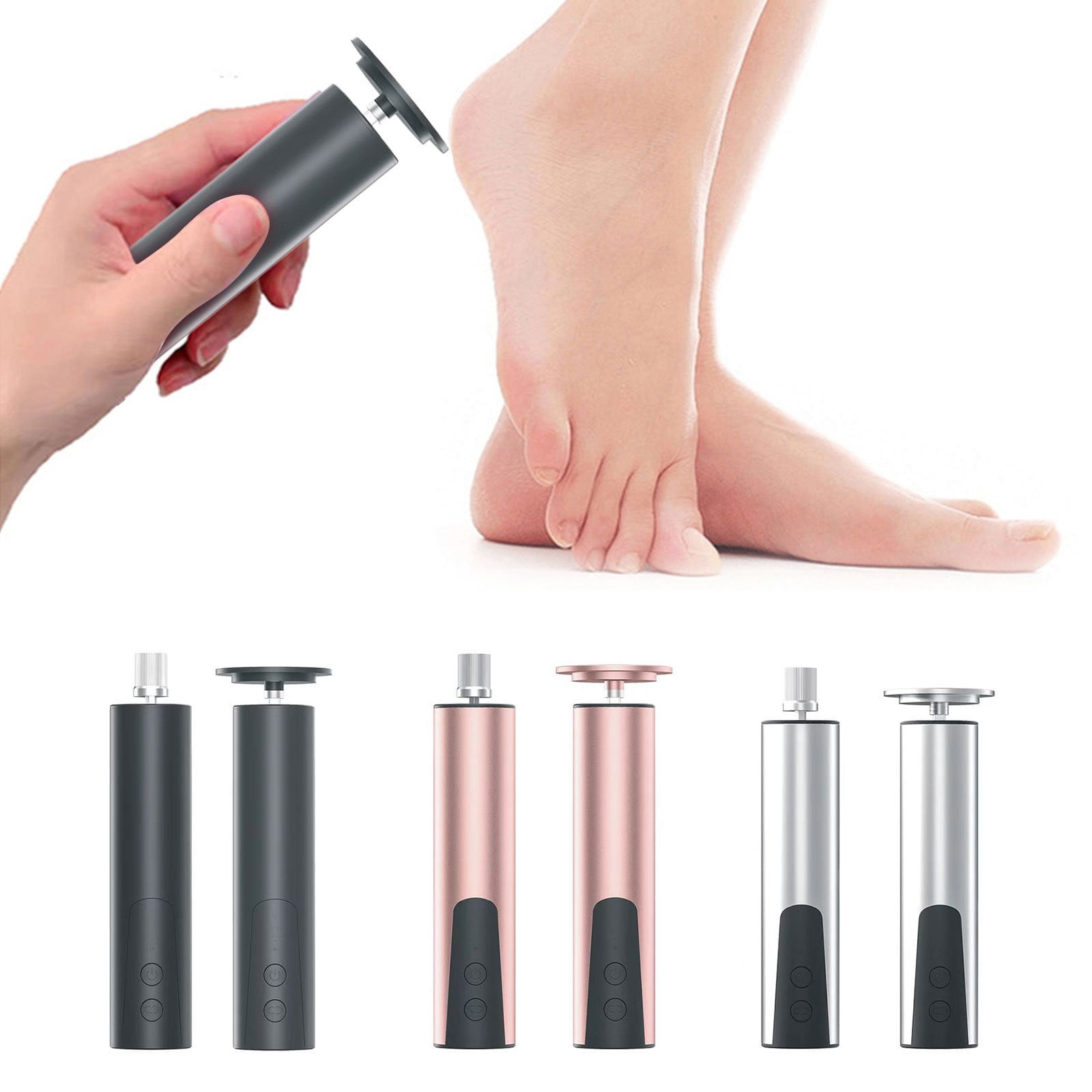 Electric Callus Remover for Feet, Electric Foot File Nail Grinder 2 in ...