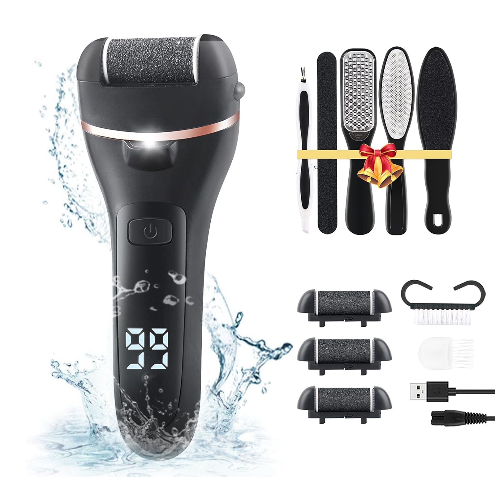 Electric Callus Remover for Feet, Rechargeable Foot File Dead Skin ...