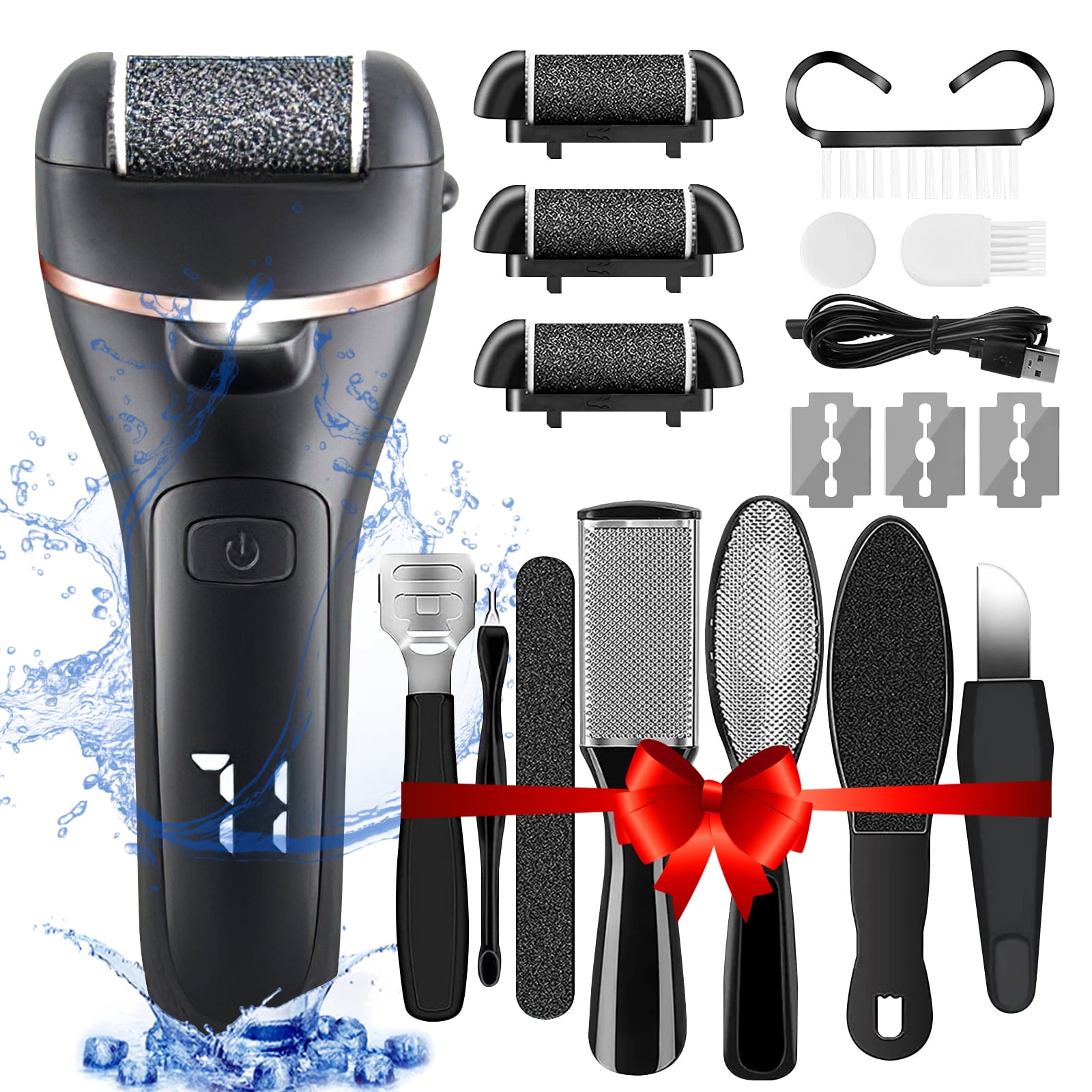 Electric Callus Remover for Feet, Rechargeable Hard Skin Remover ...