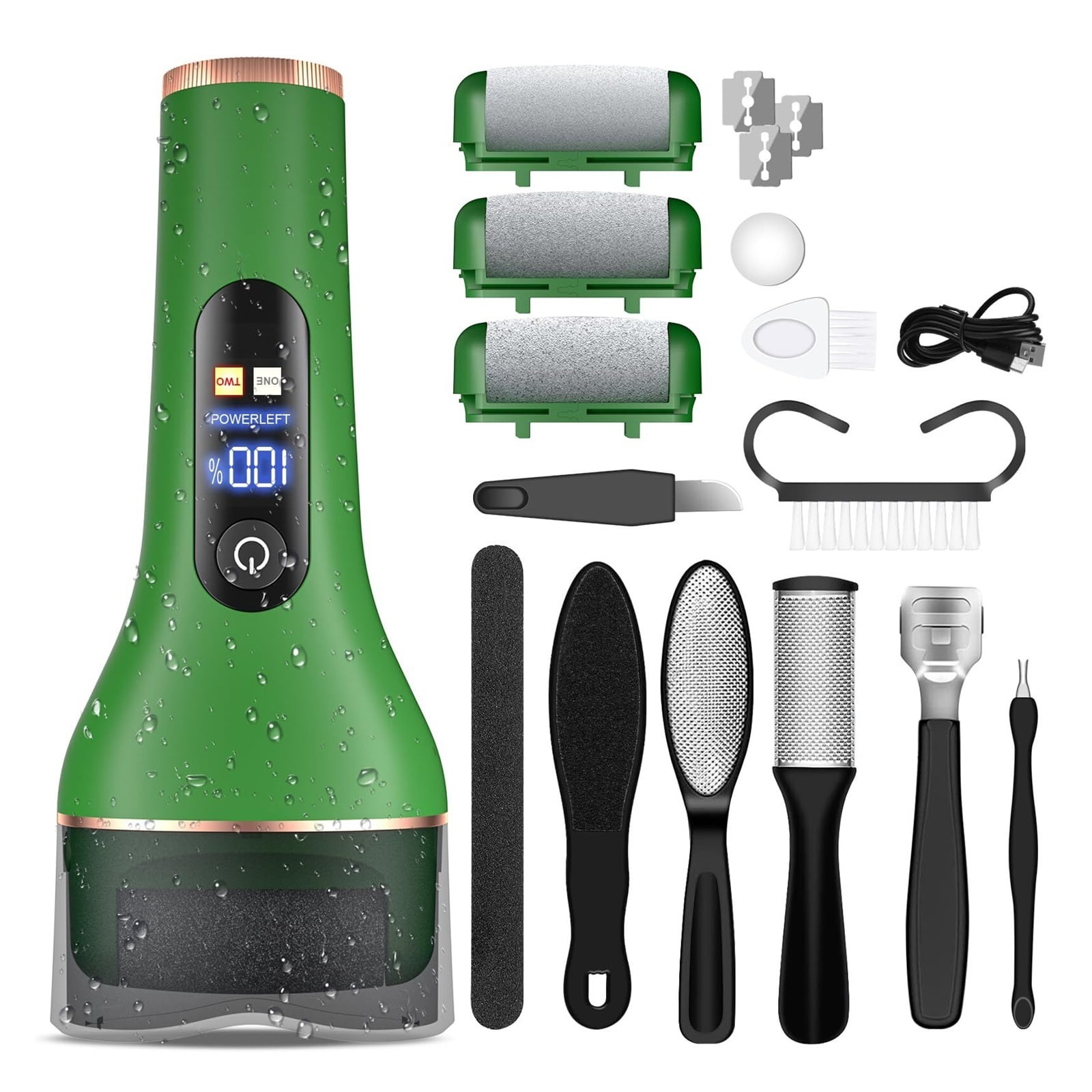 Electric Callus Remover for Feet,Rechargeable Portable Electronic Foot ...