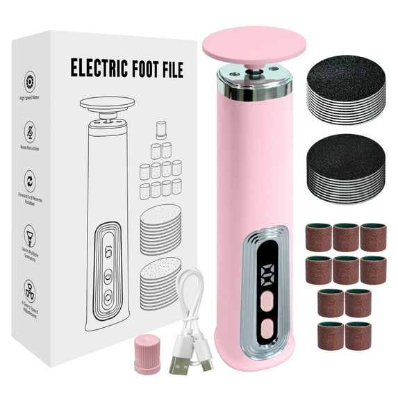 Electric Callus Remover for Feet, Professional Foot Scrubber Pedicure ...