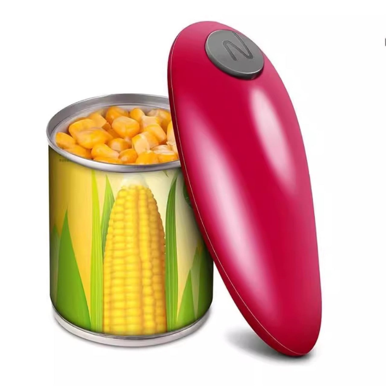 Electric Can Opener, Automatic One-Touch Battery-Operated Smooth-Edge ...