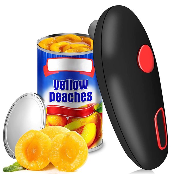 Electric Can Opener - Effortlessly Open Your Cans with the Push of a ...