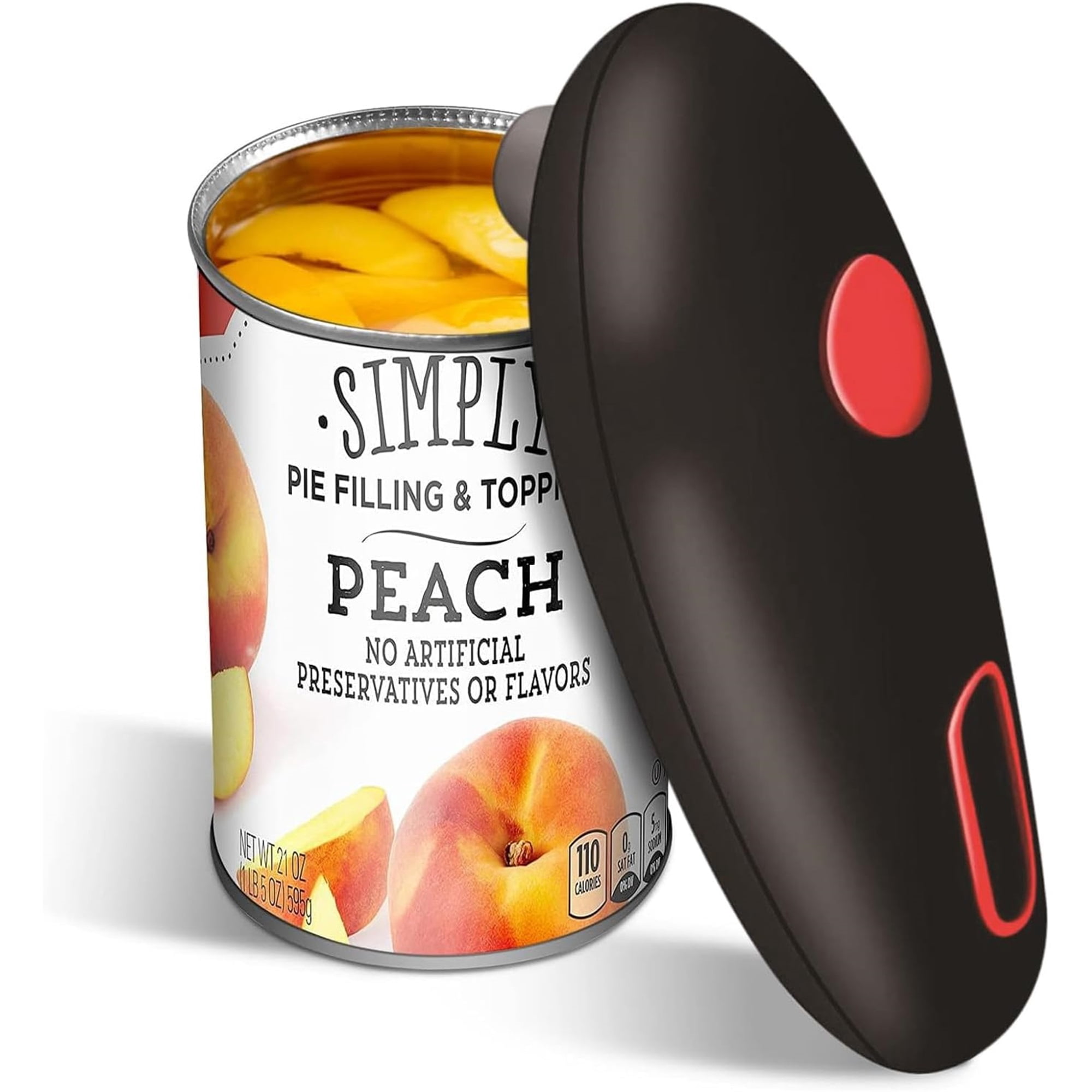 Electric Can Opener, Handheld Auto One-Touch Operation, Smooth Edge ...