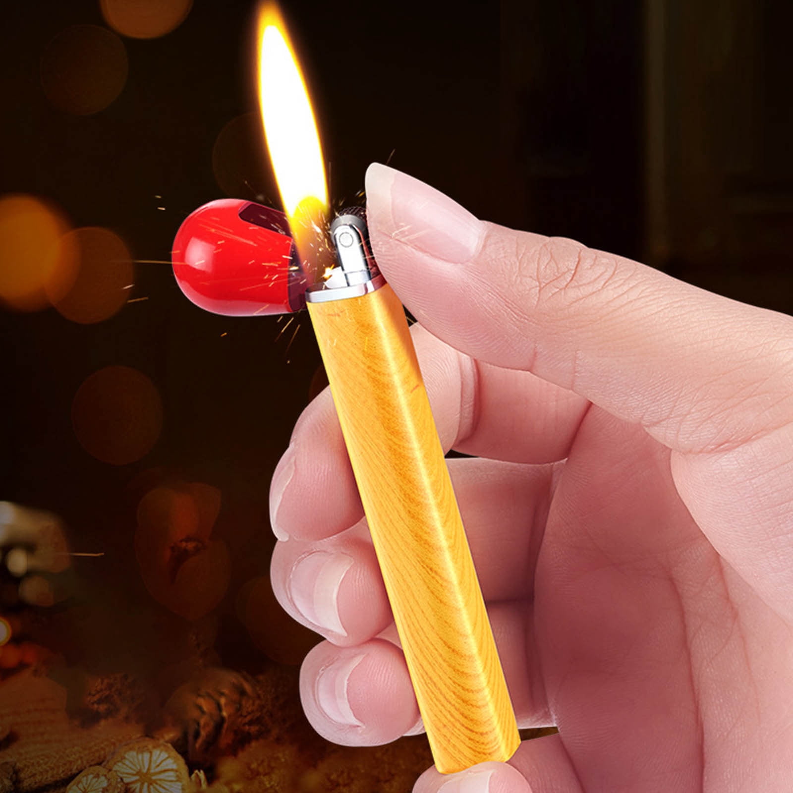 Electric Candle Lighter,Long Lighters,Grinding Wheel Matchstick ...